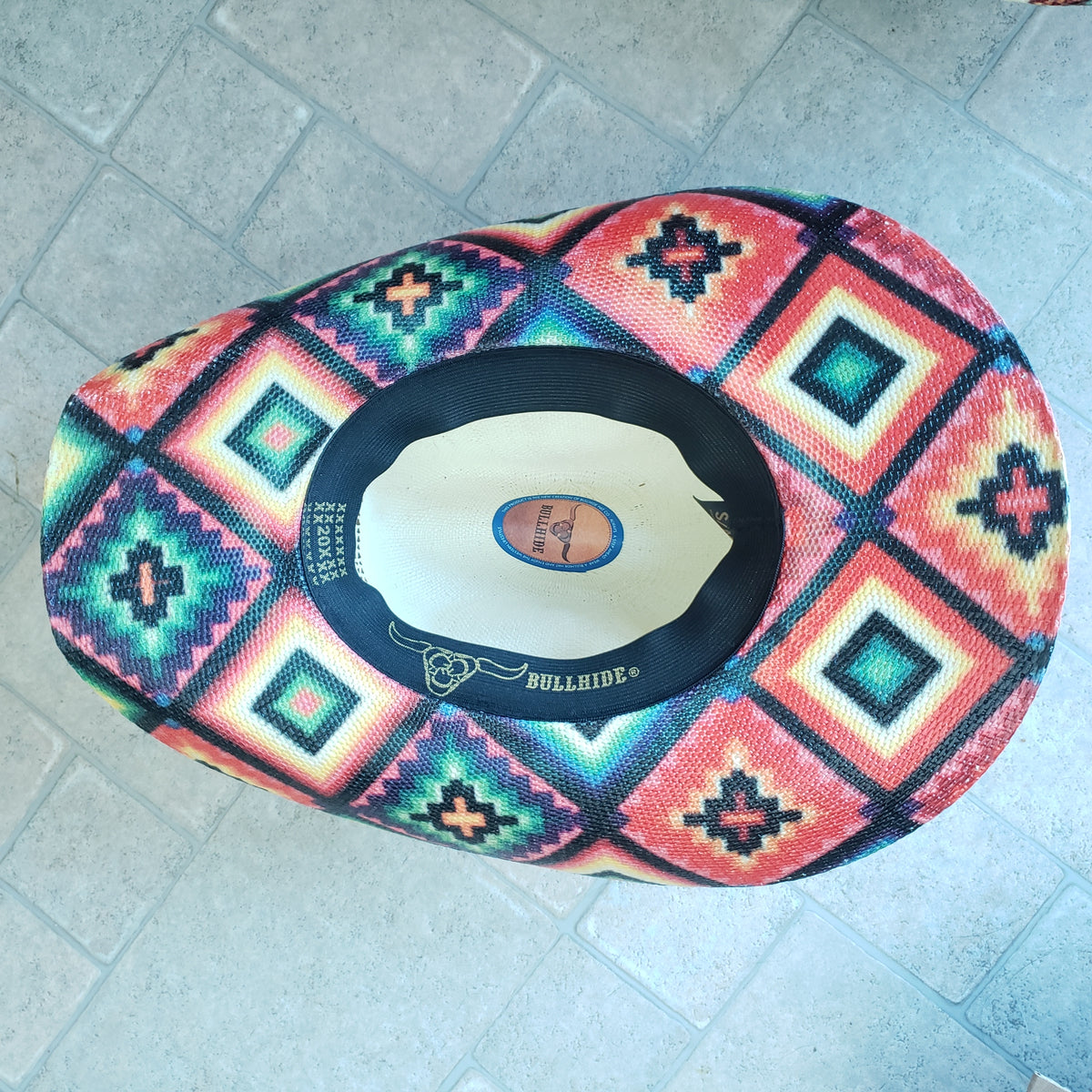 Wild Thoughts 2 Aztec Bangora Straw Cowboy Hat by Bullhide Hats – Sassy ...